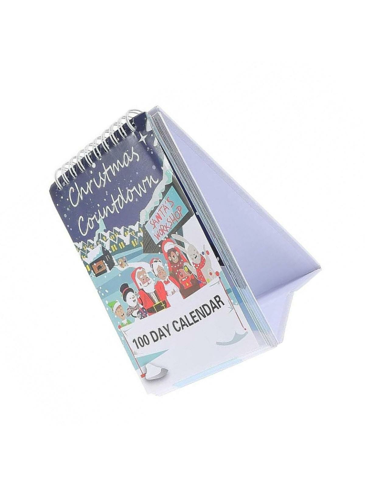 Календарь Обратного Отсчета Рождества на 100 Дней 2026 Маленький Рождественский Адвент-Календарь