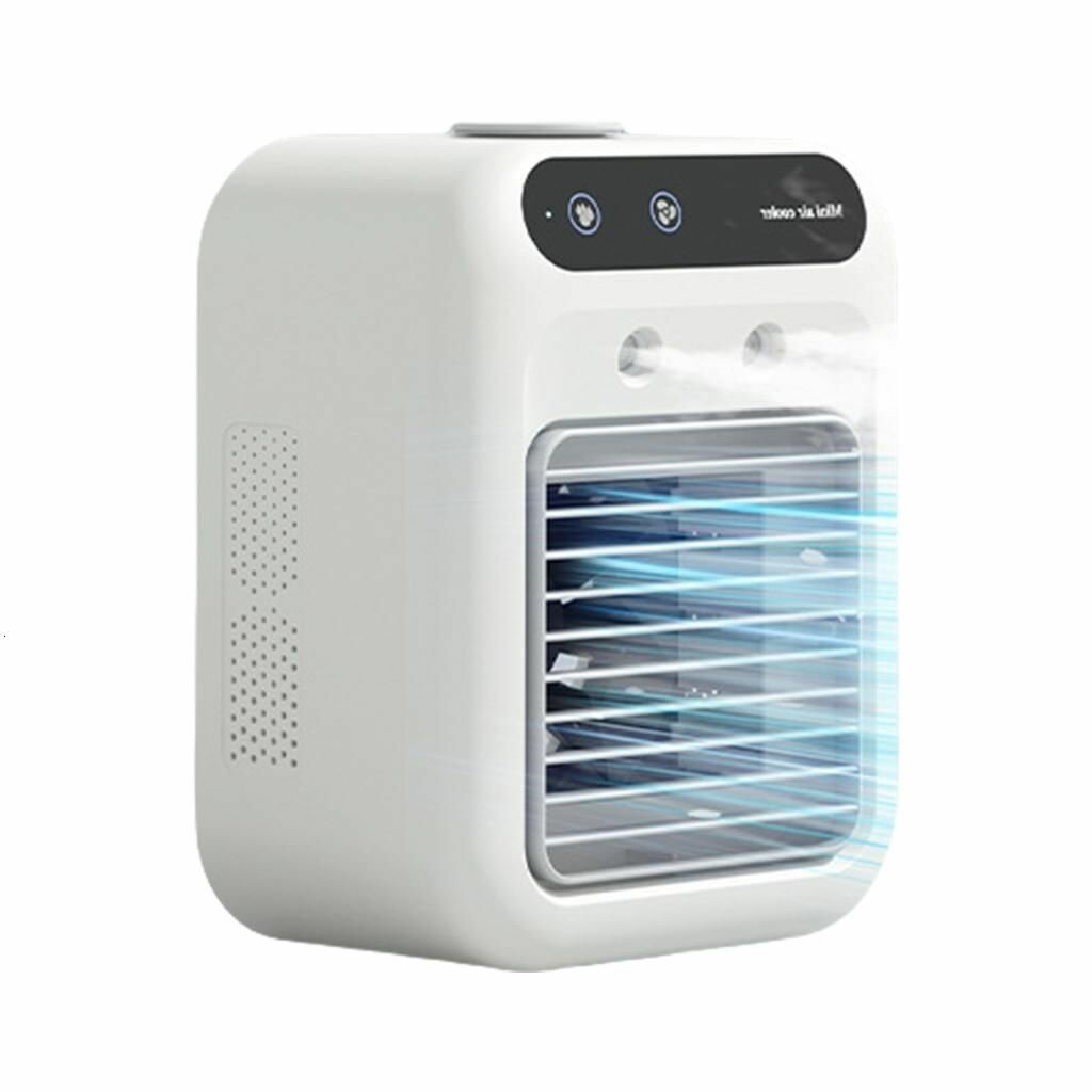 Испарительные охладители воздуха с 2 скоростями, USB перезаряжаемый для офиса, стола, - обычный