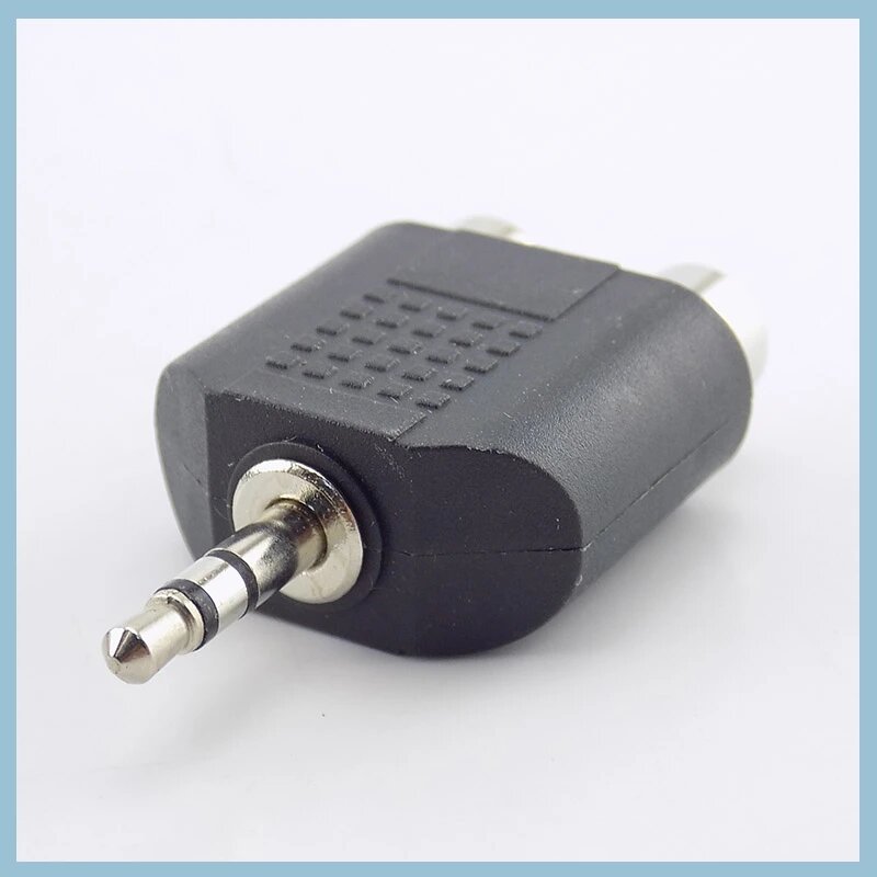 RCA разветвитель FVJVYE 3.5 мм на 2 RCA 1pcs