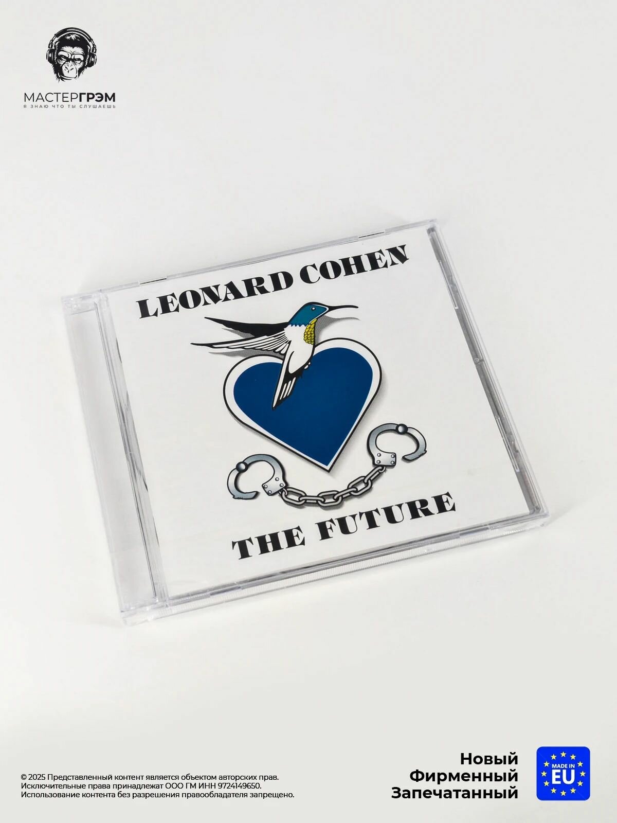 CD диск Leonard Cohen - The Future (CD) 1992, Jewel Case