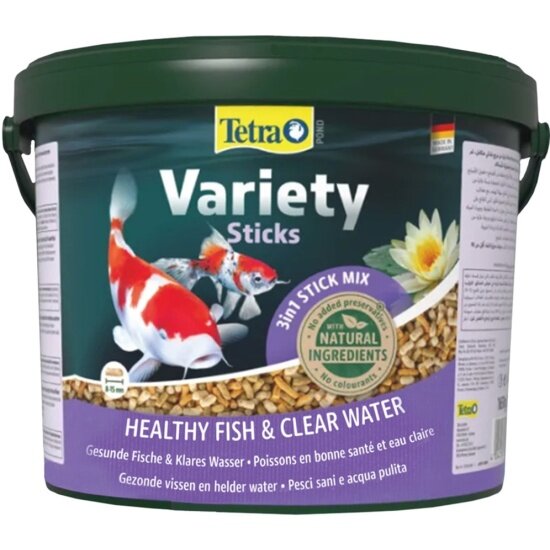 Корм для всех прудовых рыб Tetra Pond Variety Sticks 10L