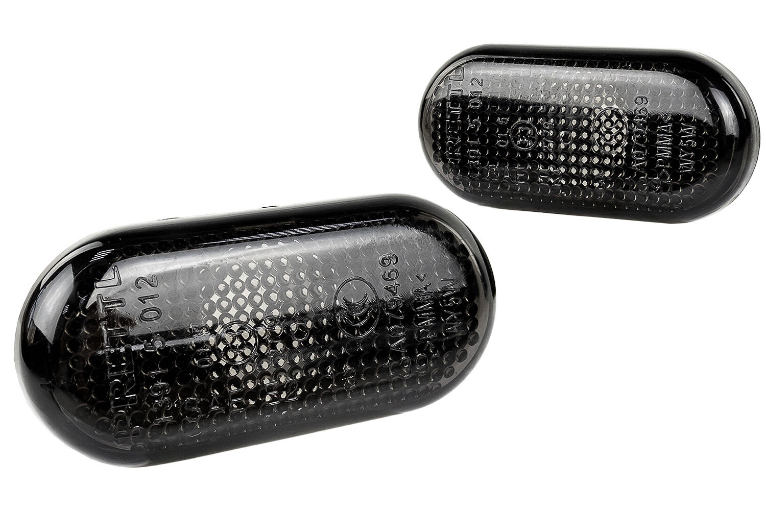 Комплект тонированных указателей поворота в крылья 2 шт ML на Ларгус, Ларгус FL, Renault Duster, Logan 1-2, Sandero 1-2