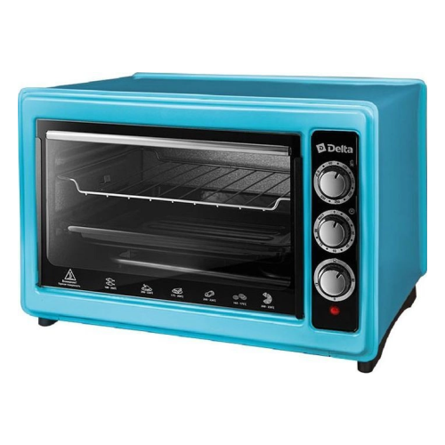 Мини-печь DELTA D-0123 голубая 37л