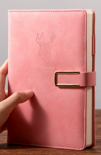 Подарочный блокнот Fashion Notebook, искусственная кожа, 360 листов, 21 см x 15 см