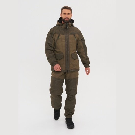 Костюм демисезонный Huntsman Горка-Люкс ткань Breathable цвет Хаки размер 52-54/182-188