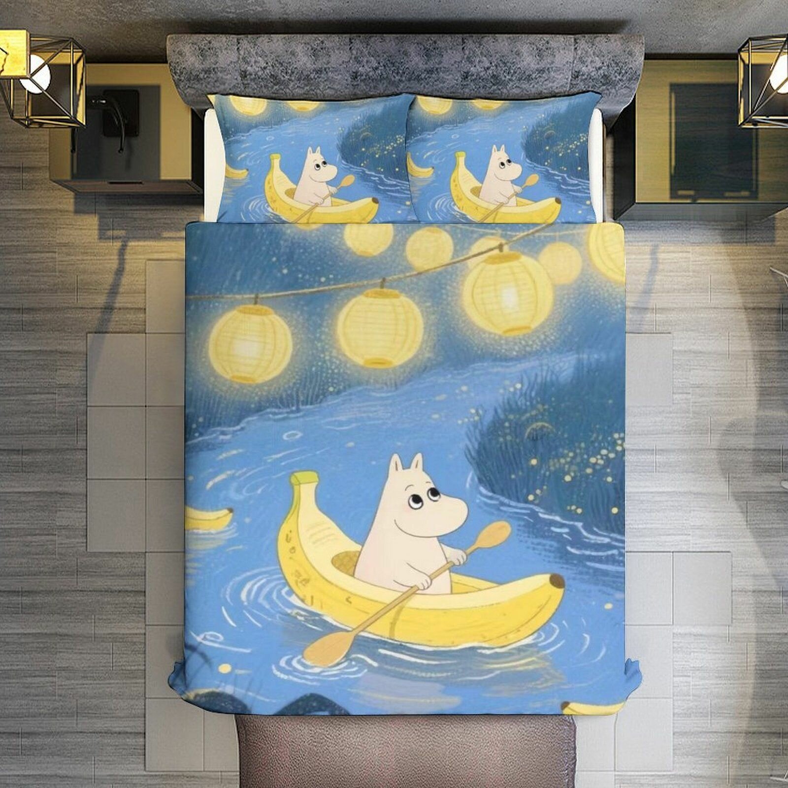 Moomin Комплект постельного белья, Микрофибра, Односпальный