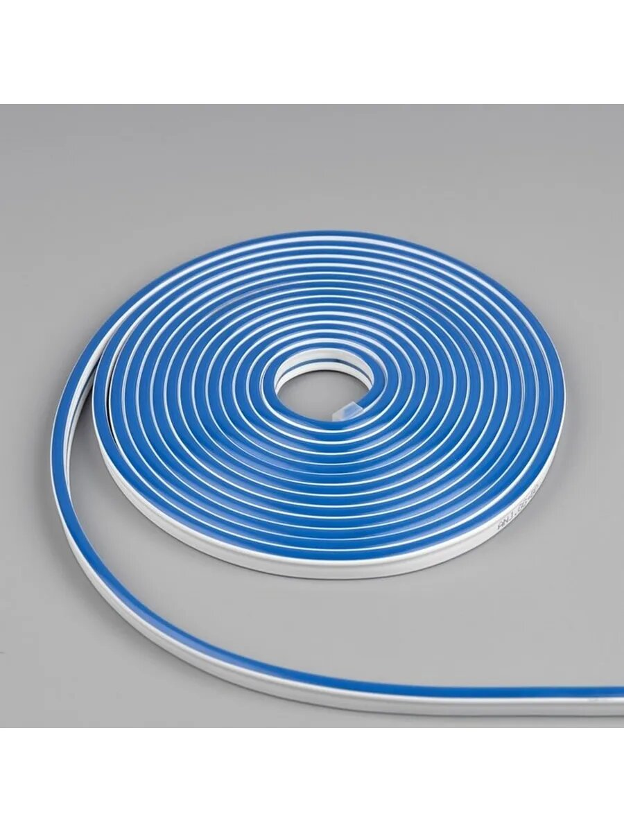 Гибкий синий неон 6x12 мм, 5 м, IP65