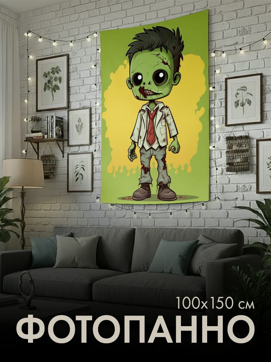 Панно тканевое PrintyFull / 100x150 см / ребенок