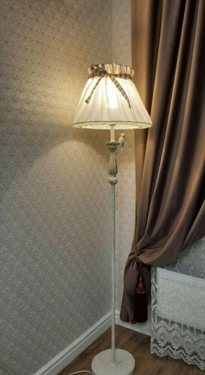 Напольный светильник, торшер с птичками, 00727 , D&S LIGHTING Е27, 60Вт