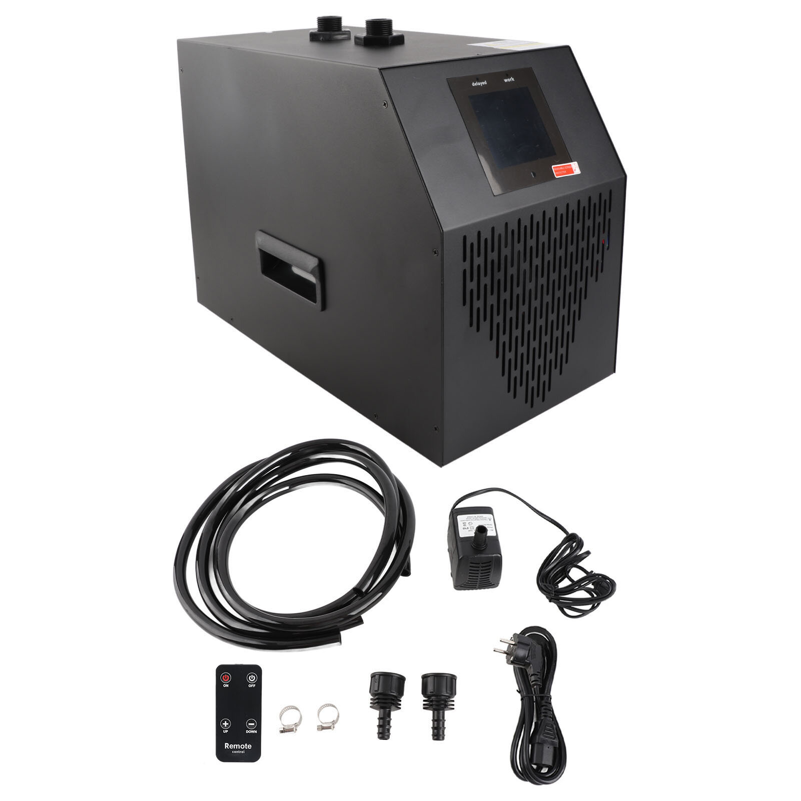 Охладитель воды для аквариума с сенсорным экраном, 42 галлона, 1/10 л. с, система охлаждения резервуара для воды, предназначенная для выращивания рыб, креветок, саламандр и медуз на рифе, вилка EU 220 В.