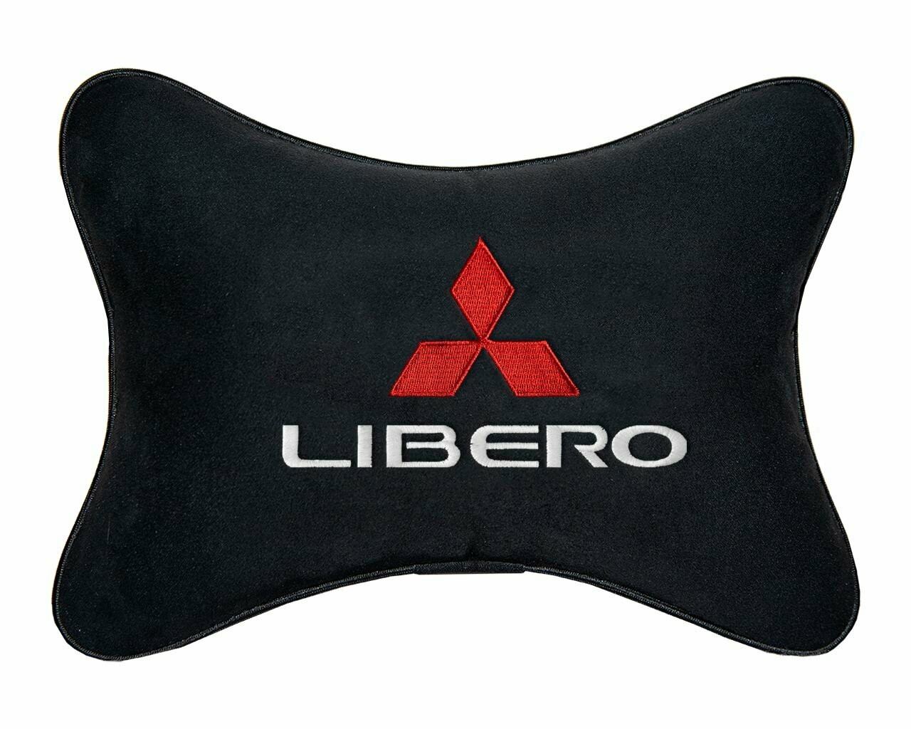 Подушка на подголовник черная алькантара MITSUBISHI Libero