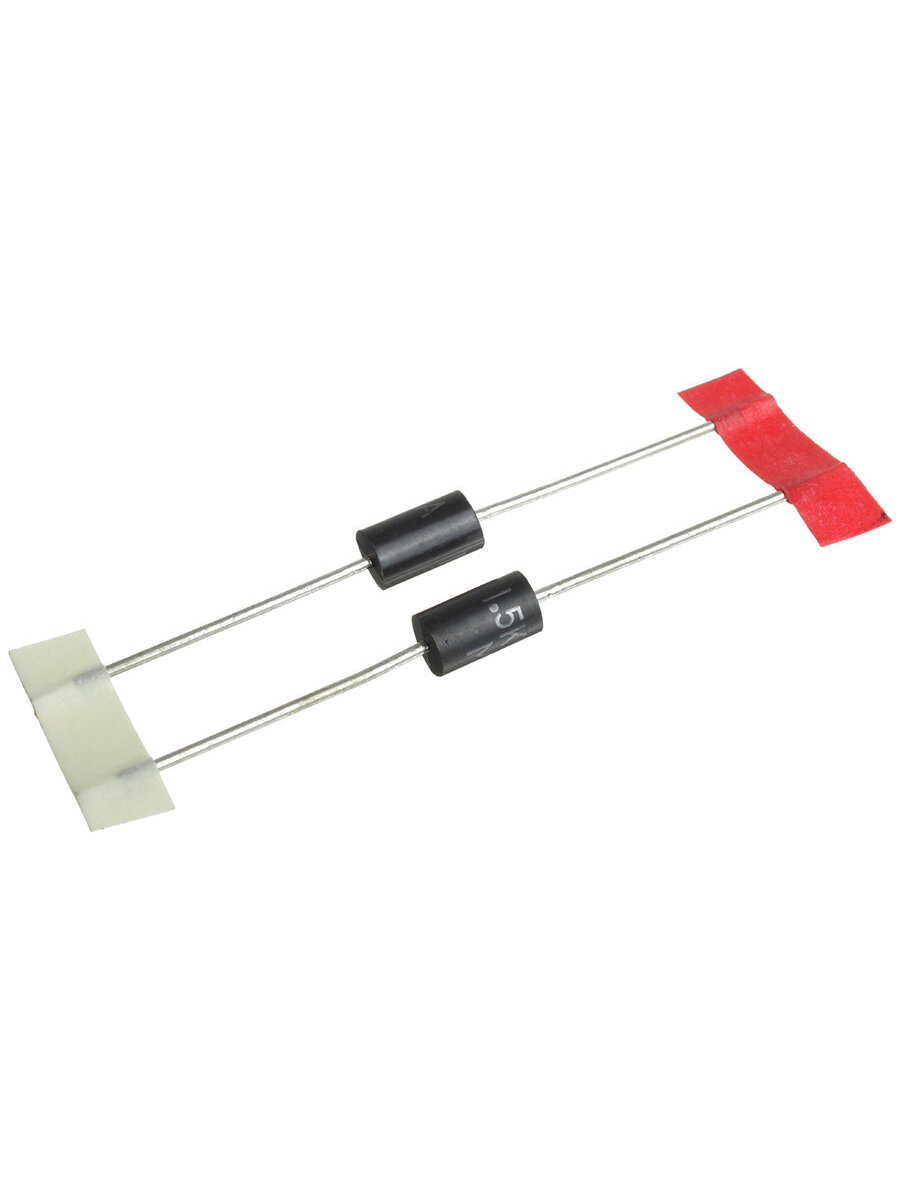 Защитный диод 62В 1.5кВт 1.5KE62CA YJ DO-201 (упаковка 2шт) двунаправленный