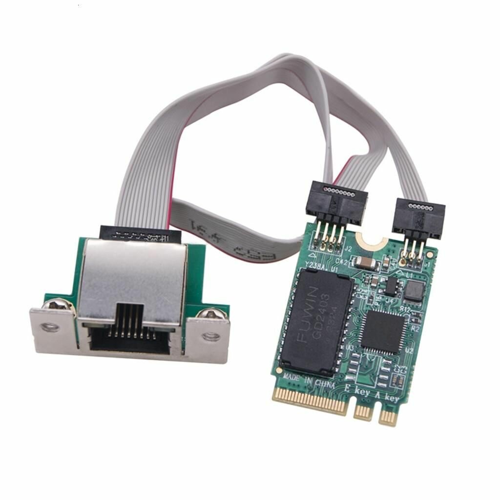 M.2 A+E Ключ RTL8125B 2.5G Сетевая карта