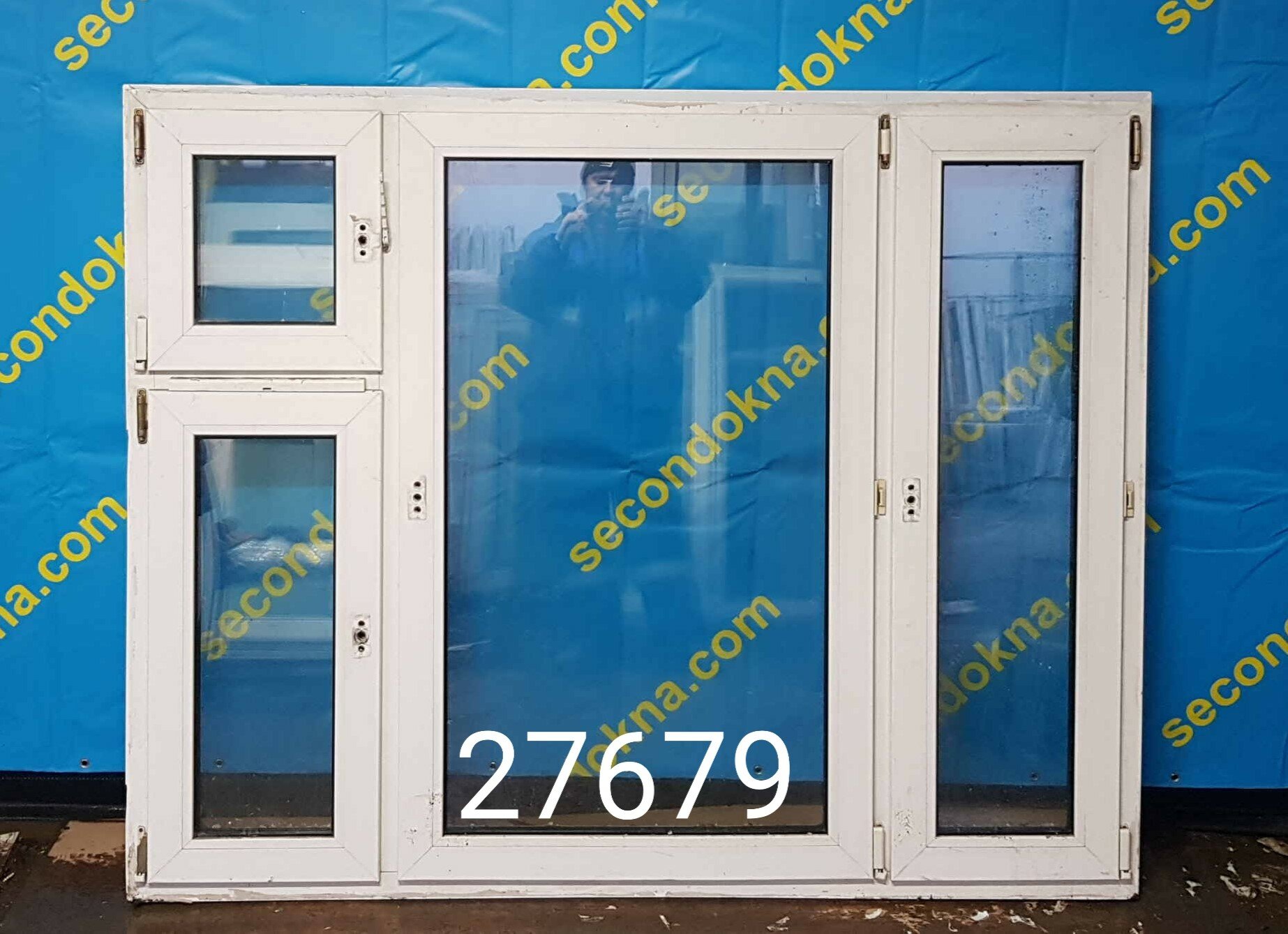 Пластиковое окно Б/У 1400(в)х1750(ш)