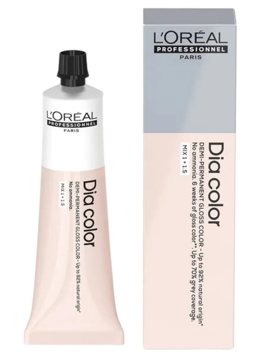Краска для волос L'Oreal Professionnel DIA Color demi-permanent gloss color, Полуперманентная глянцевая, 4.12
