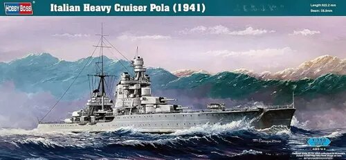 Hobbyboss 1/350 86502 Итальянский тяжелый крейсер Pola 1941 высшего качества сборная модель корабля
