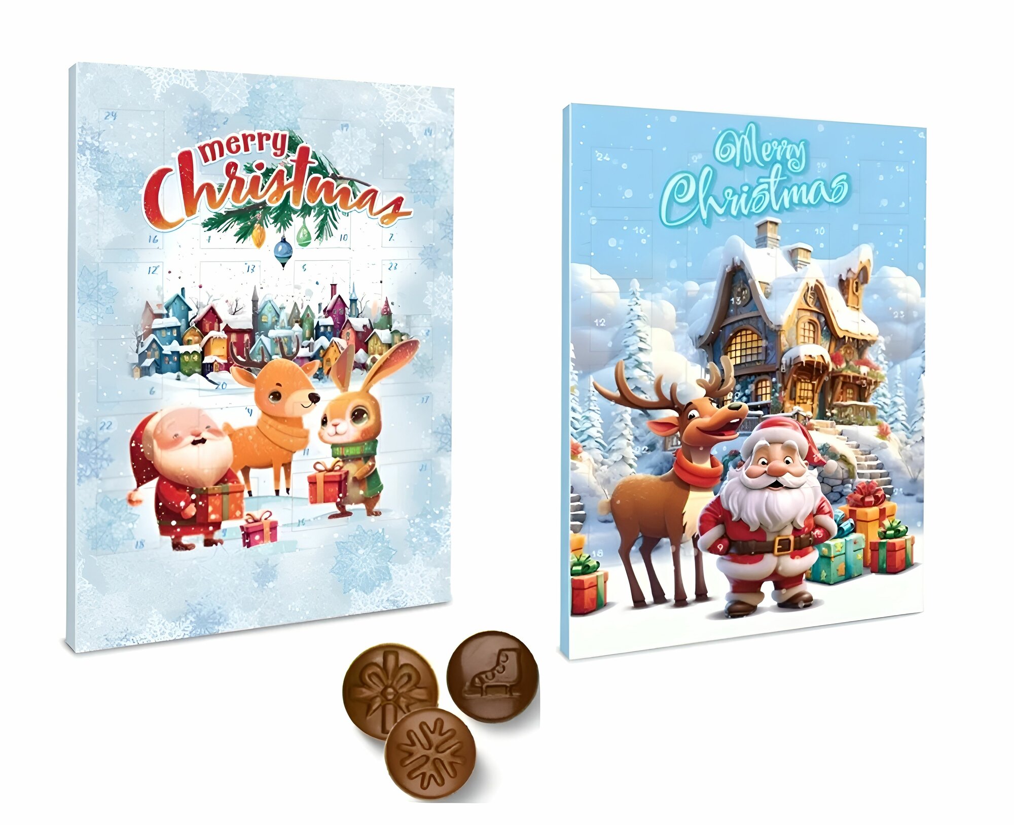 Шоколадный набор ассорти MILANO "адвент-календарь" 2 шт по 50г