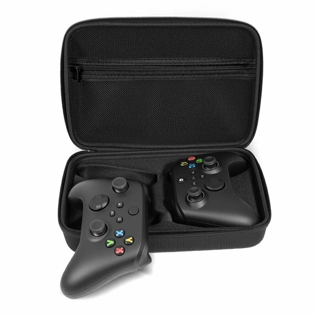 Чехол эва-материал для 2 геймпадов Xbox Series X/S/One, чёрный, ударопрочный