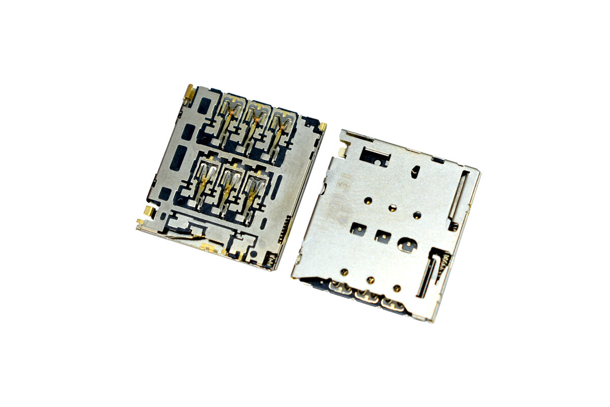 Коннектор SIM-карты (сим), mmc коннектор для Lenovo Tab 3 (S182)
