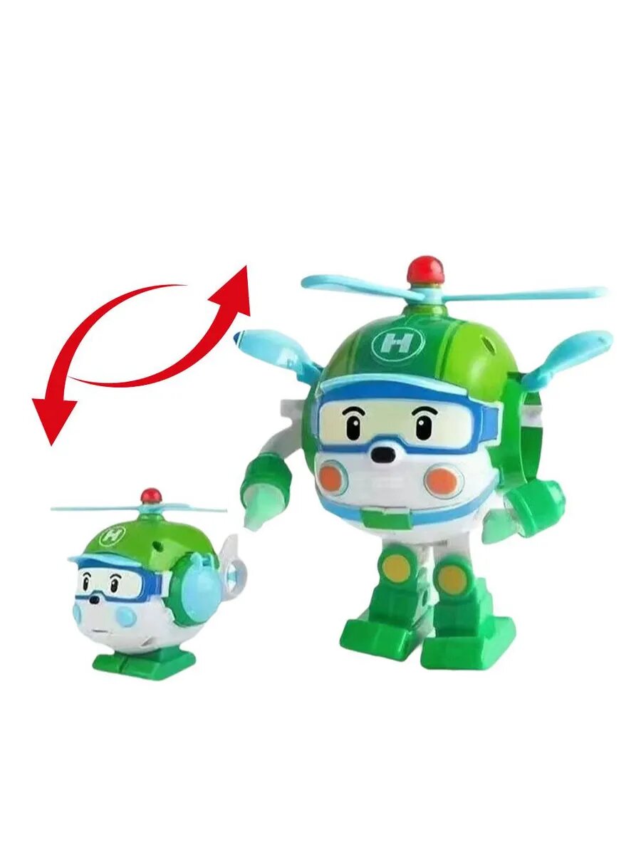 Игрушка-робот трансформер Poli, мини Amber, для детей