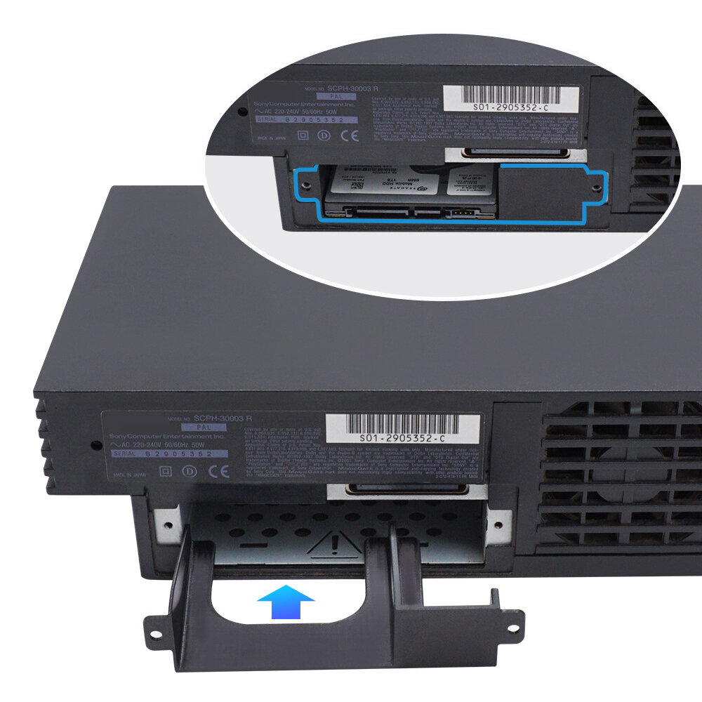 Кронштейн для крепления жесткого диска 2.5 "HDD SSD для SONY FAT PS2 (SCPH 30000 и 50000)