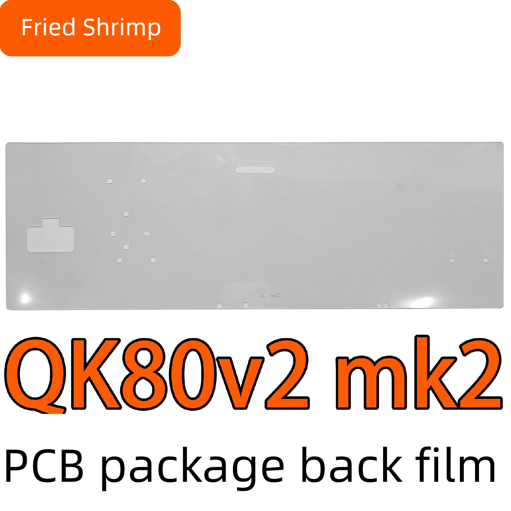 Клавиатура QK80v2 mk2: специализированный звуковой модуль, звукопоглощающий материал PORON, хлопковый наполнитель PET,