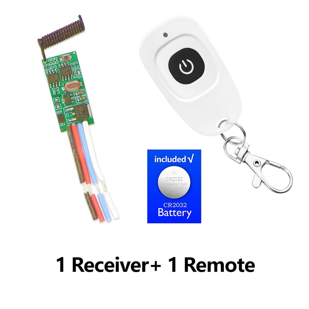 Беспроводной пульт дистанционного управления 433 МГц 1Remote 1Receiver