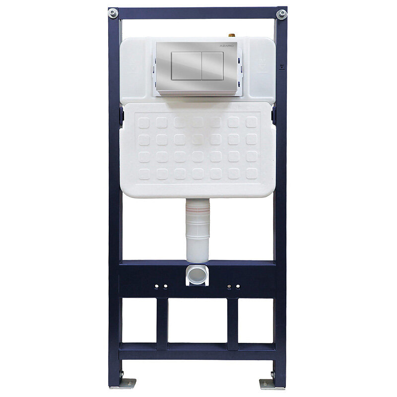 Инсталляция для унитаза Azario New-TS AZ-TS006T с кнопкой AZ-SS-003-BR