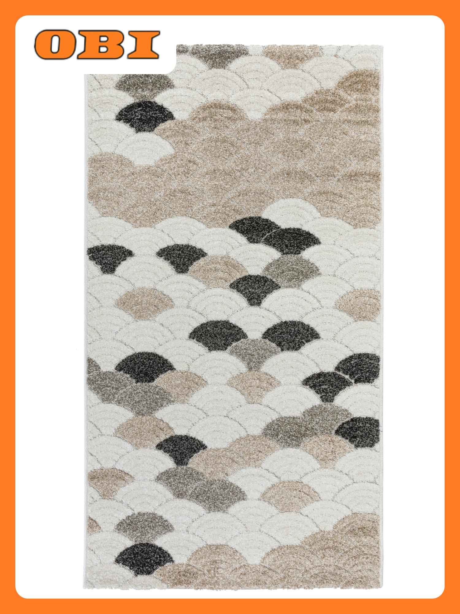 Ковер GLADIS M677A, 0,8x1,5 м, полипропилен, джутовая основа