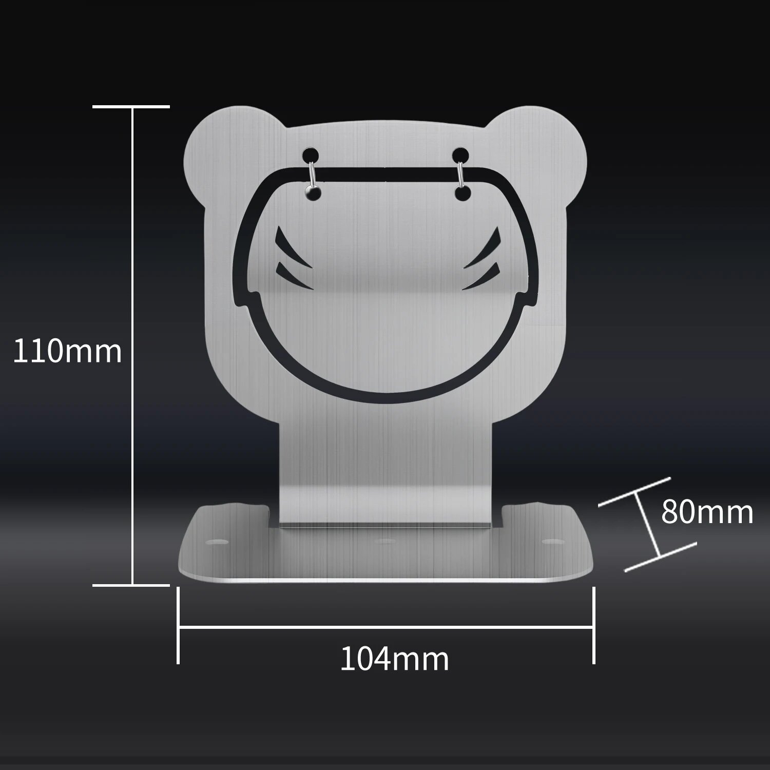 Стальная мишень для стрельбы Style B Square Ears — фото 1