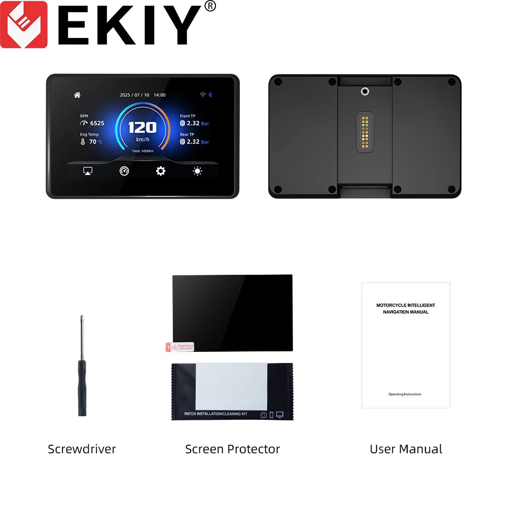 EKIY 5,0 "для BMW R1200GS R1250GS F800 F900 S1000XR GPS мотоциклетная навигация беспроводной CarPlay Moto Android Auto для WonderWheel