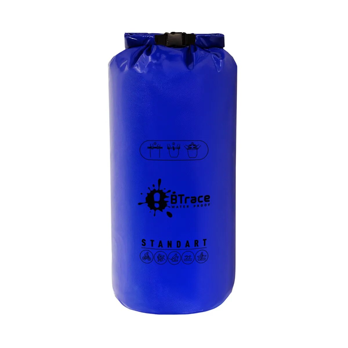 Гермомешок BTrace A0369-BL стандарт, ПВХ 600 г/м2, 70 л, синий
