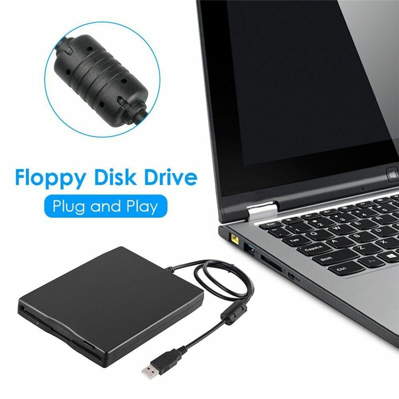 USB-дисковод для гибких дисков 3,5 дюйма, внешний портативный дисковод FDD емкостью 1,44 МБ для ноутбука ПК 7, 8, 2000, XP, Vista