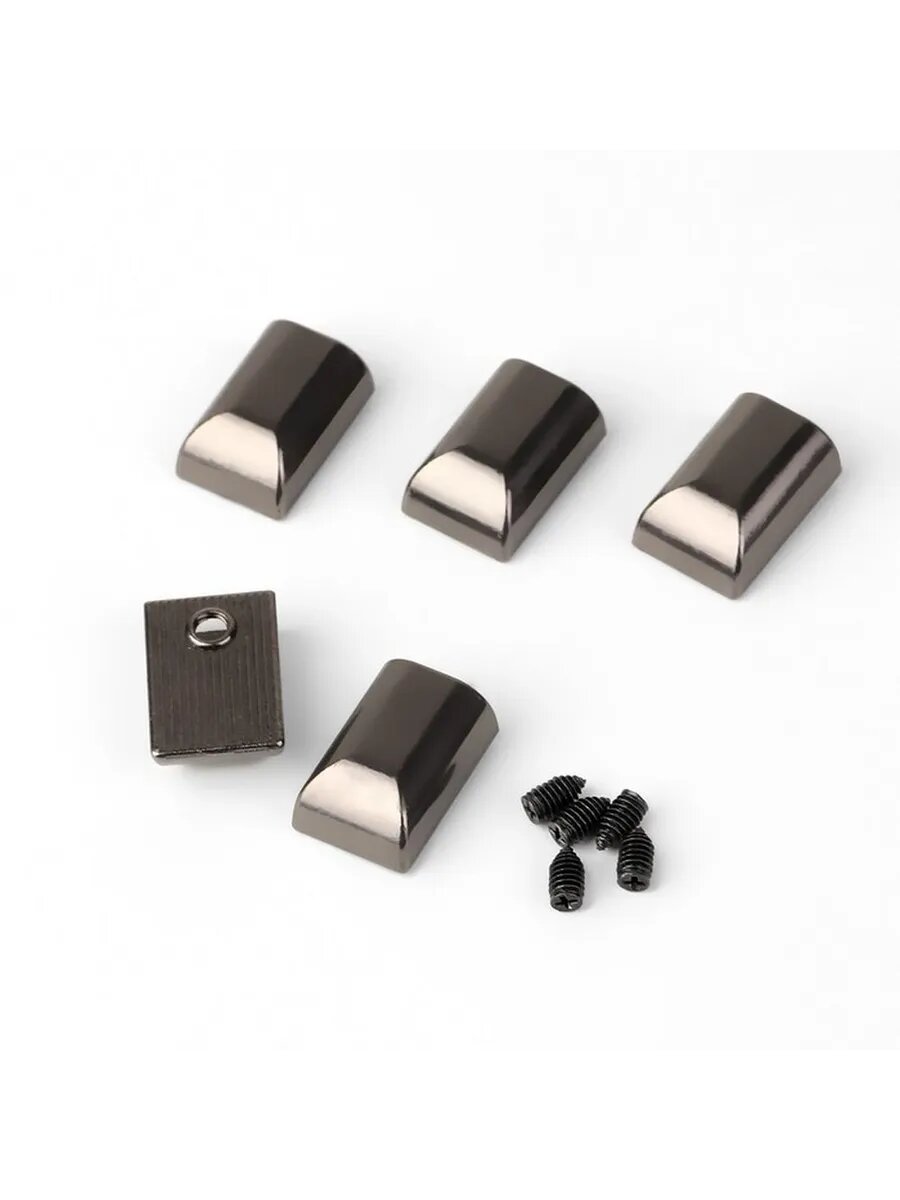 Комплект наконечников для молний, черный никель