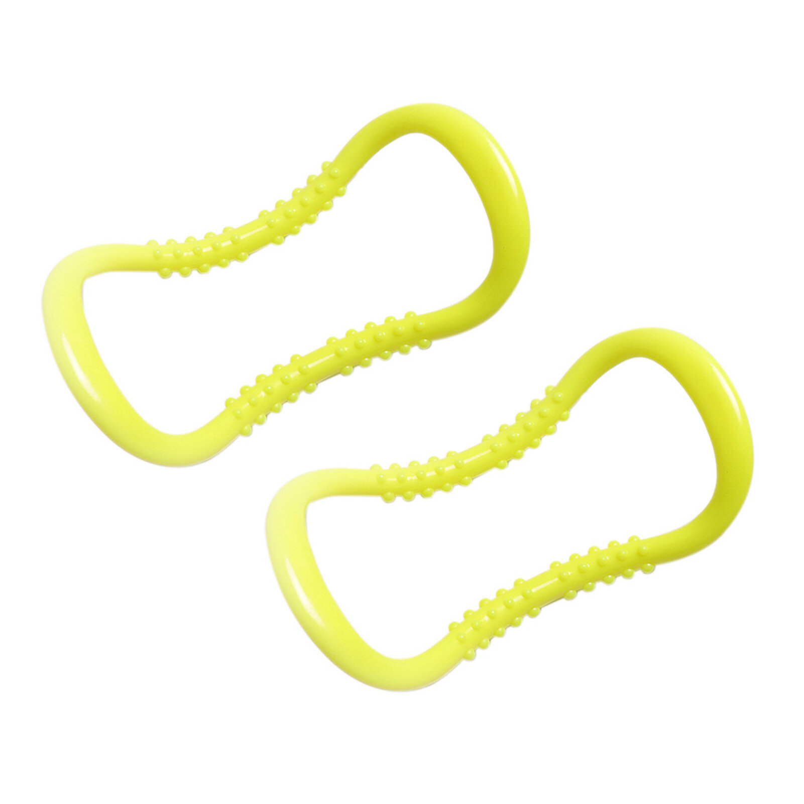 2pcs Кольцо для йоги Stretch Ring Пилатес Фасция Массаж для мышечного расслабления растяжки упражнений йоги бодибилдинга фитнеса инструмент, Цвет: Синий/Розовый/Фиолетовый/Зеленый/Желтый (По выбору), Материал: PP, Размер упаковки:
