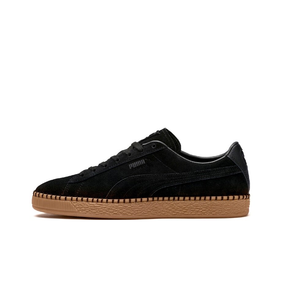 Кроссовки PUMA Suede, размер EU 37 стопа (23CM), черный — фото 1