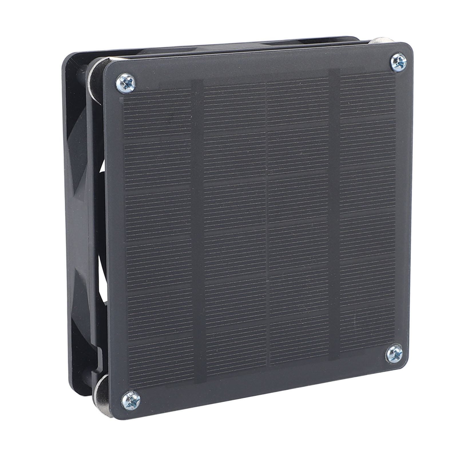 Монокристаллический вентилятор с солнечной панелью, 3 Вт, 6 В, пригодный для вторичной переработки, компактная конструкция, встроенный вытяжной вентилятор на солнечной энергии для кухни, дома для домашних животных