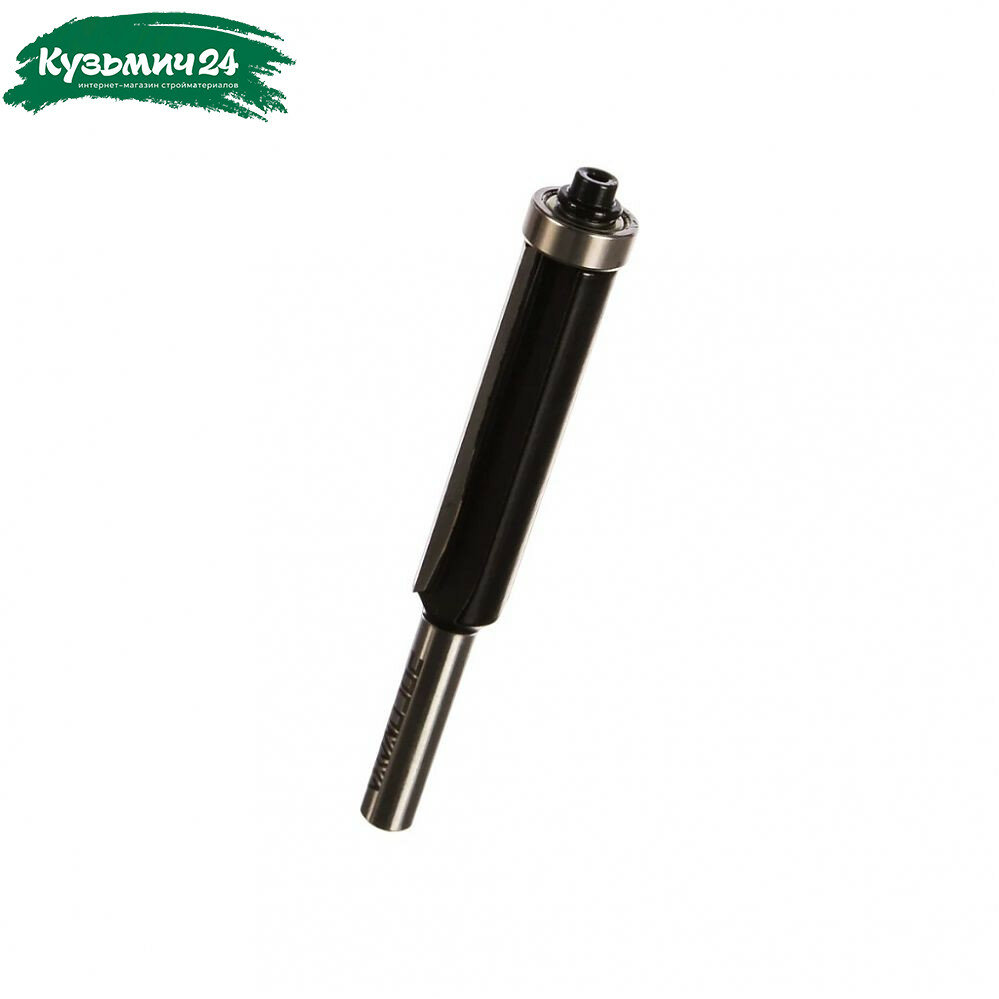 Фреза концевая Росомаха d8 мм, D14 мм, H50 мм, кромочная с нижним подшипником, 802013