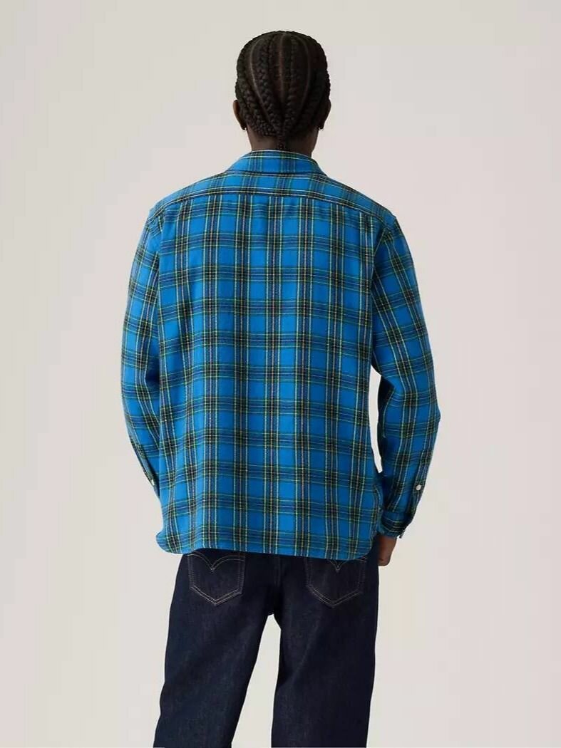 Рубашка Levi's Базовая коллекция, размер XXL, синий — фото 1