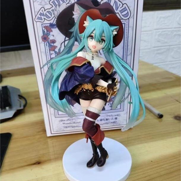 Чумей Будущая сказка Страна чудес Милый кот в сапогах Фигурка ручной работы в коробке