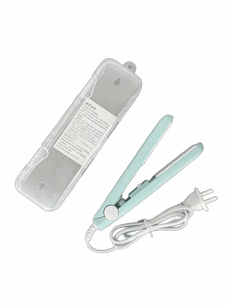 FACEGA Мини утюжок для волос 2 в 1, для выпрямления и завивки, синий