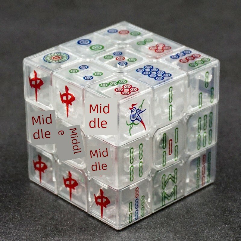 3x3 прозрачный Махандж-куб, улучшенная версия для умственной тренировки и улучшения памяти пожилых людей