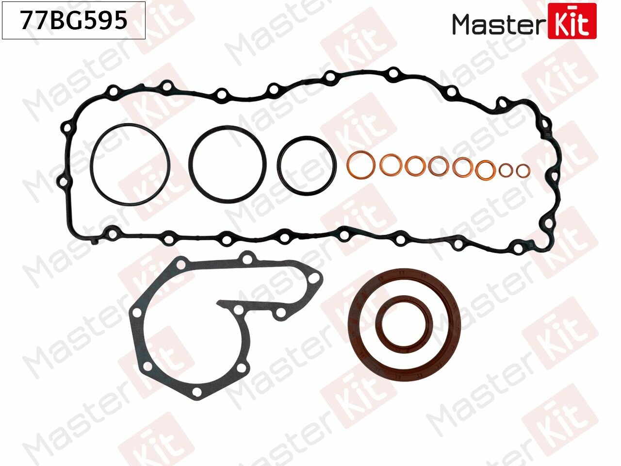 Комплект прокладок блок-картер двигателя Renault MEGANE, II LM0/1 F4R 770 MasterKit 77BG595