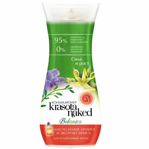 Сонца Бальзам для волос Кондиционер KRASOTA NAKED Botanics Сила и рост 265 мл