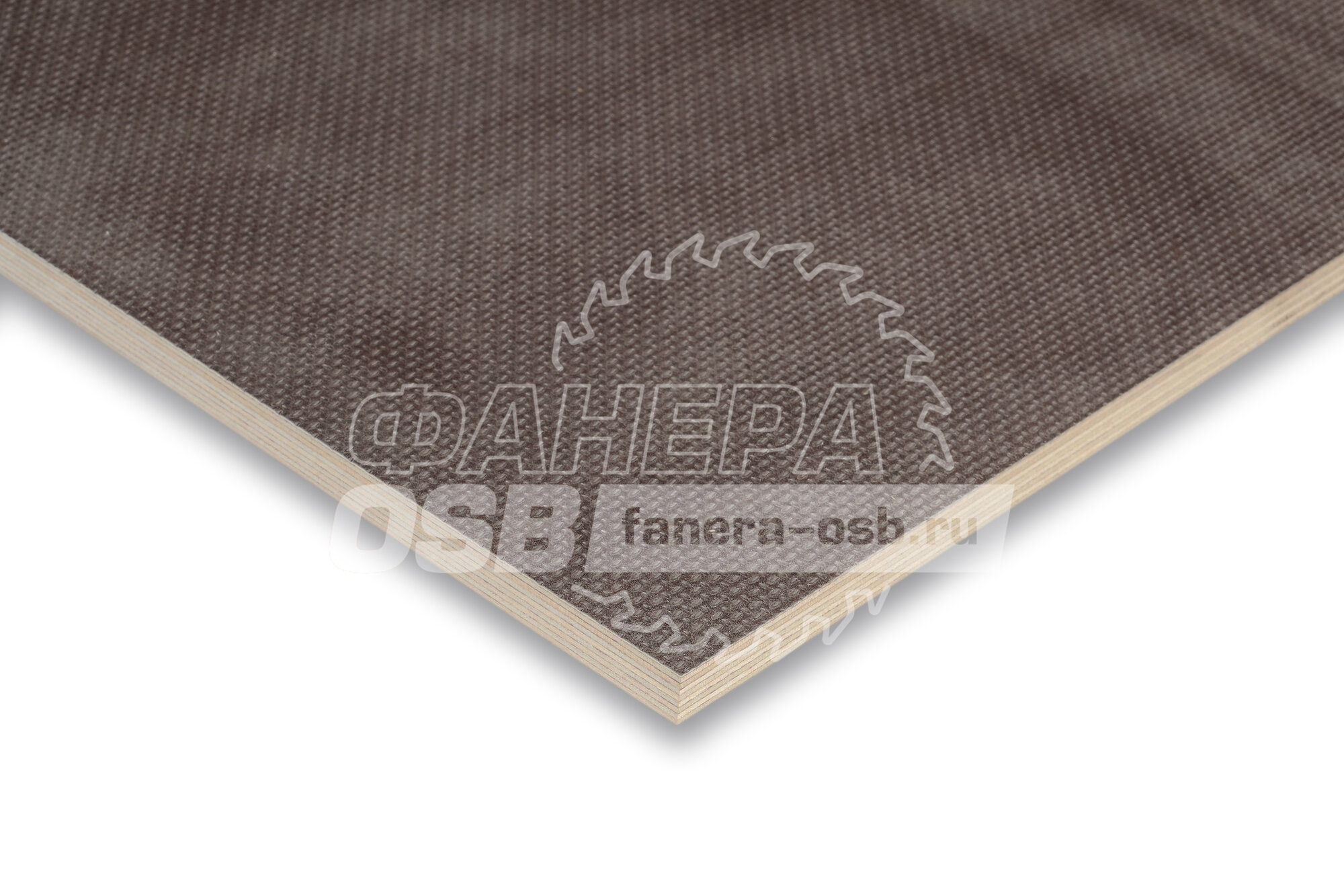 Фанера ламинированная 12мм 2440х1220мм сорт 1/1 сетка (антискользящее покрытие)