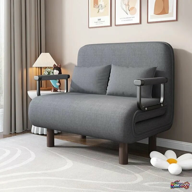 Диван раскладной, механизм Реклайнер, 65х68х85 см, серый