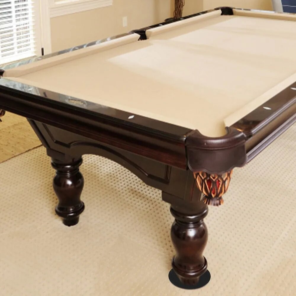 Регулируемые Подставки Для Ножек Бильярдного Стола 12 Штук Черные Из EVA Материала Для Защиты И Уровнирования