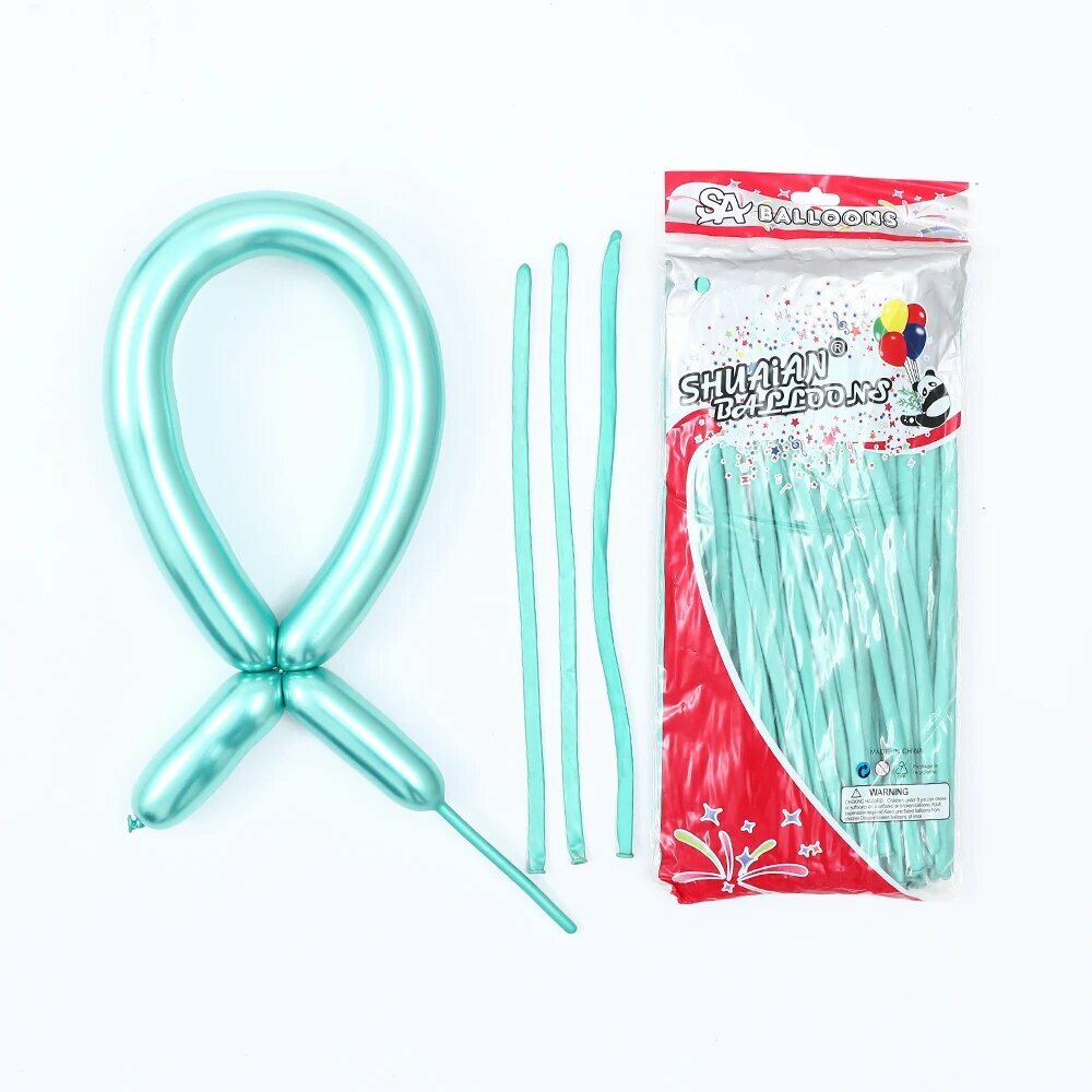 10 шт. Хромированные воздушные шары Partigos Chrome green