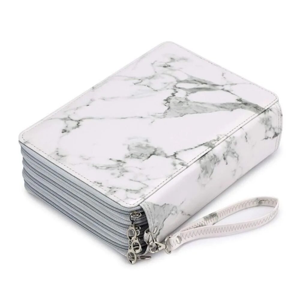Сумка для карандашей из искусственной кожи, Marbled