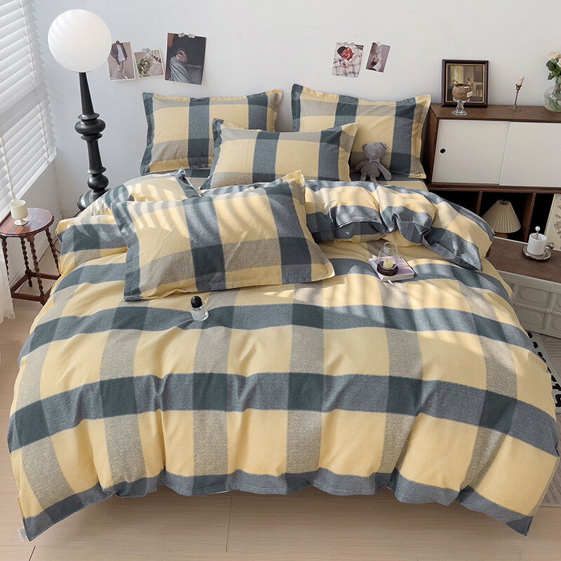 Набор простыней Mocha Blue 1.5 м с пододеяльником 150x200 см, простыней 200x230 см, 2 наволочками - спокойный оттенок
